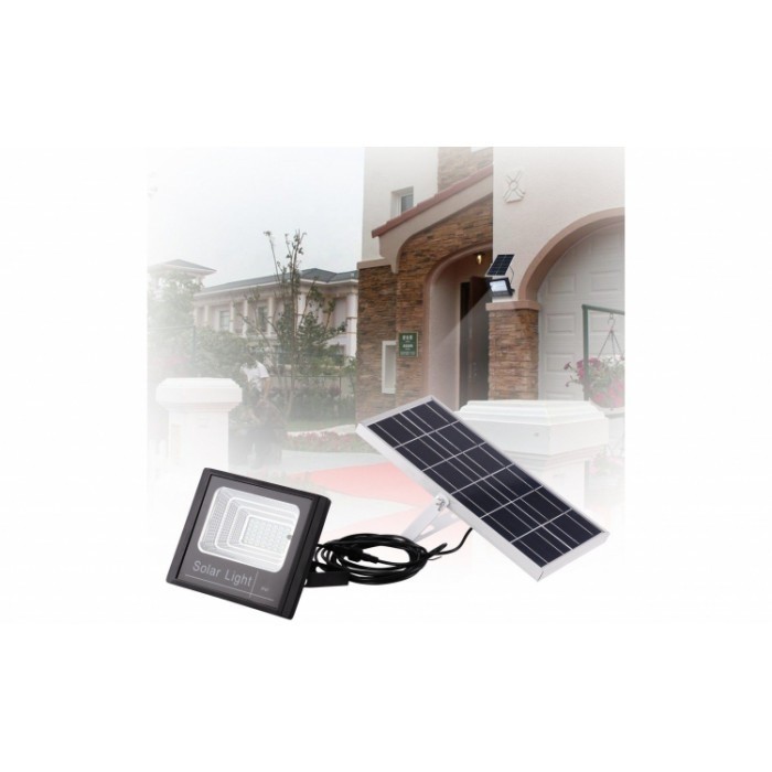 Proiector LED 60W SMD cu Panou Solar si Telecomanda